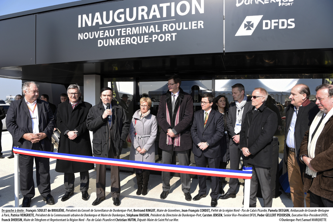 INAUGURATION OF NEW CHANNEL TERMINAL IN THE PORT OF DUNKIRK - Dunkerque ...